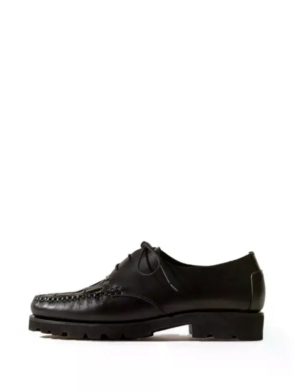 Hereu Colum Lace-up Derby Shoes - Black