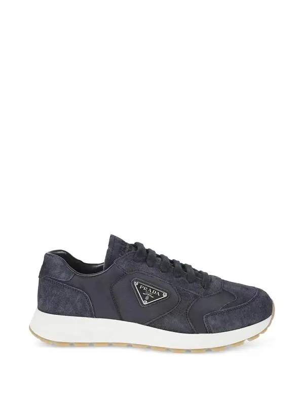 Prada Prax Lace-up Sneakers - Blue