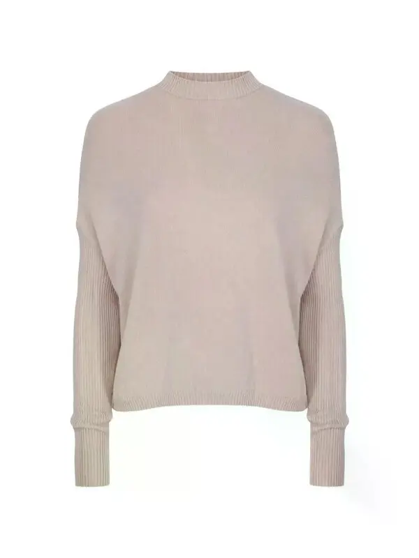 Rick Owens Crater Ribbed-sleeve Sweater - Pink