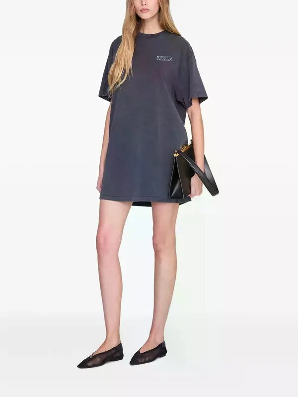 ANINE BING Beth Mini Dress Palm