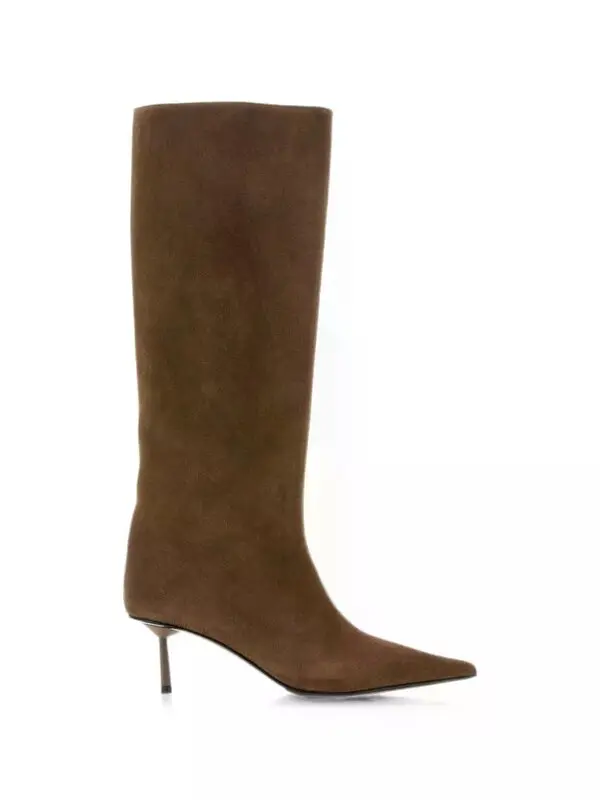 LE SILLA Bella Pointed-toe Boots - Brown