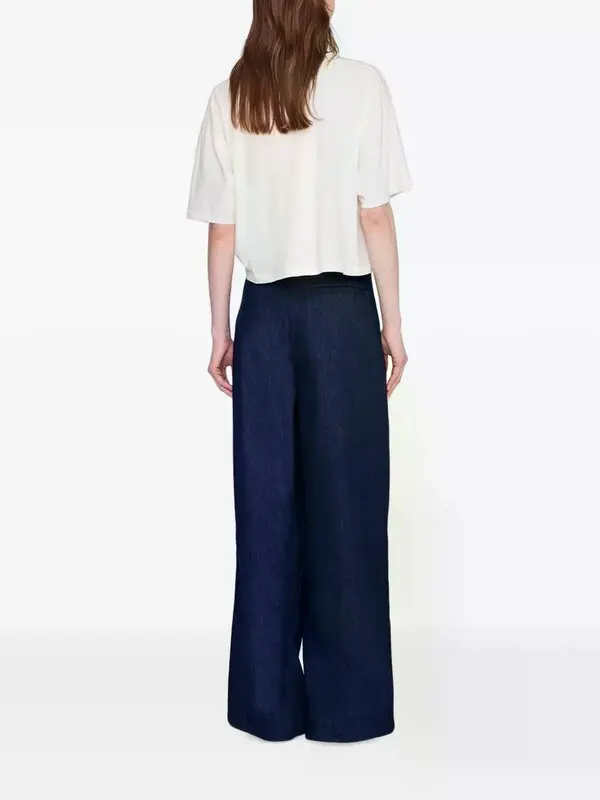 ANINE BING Cropped T-shirt - White