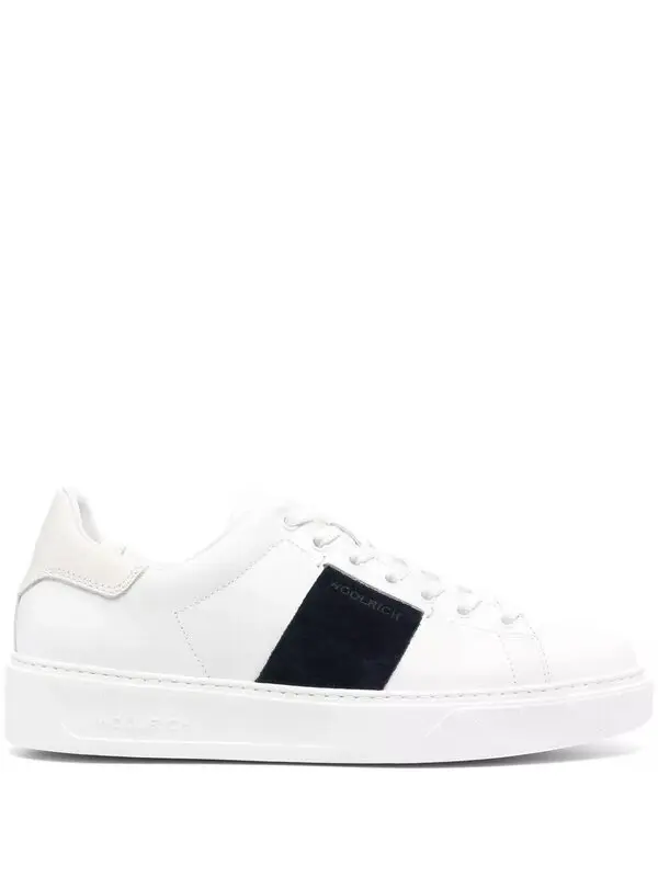 Woolrich Leather Low-top Sneakers - Blue