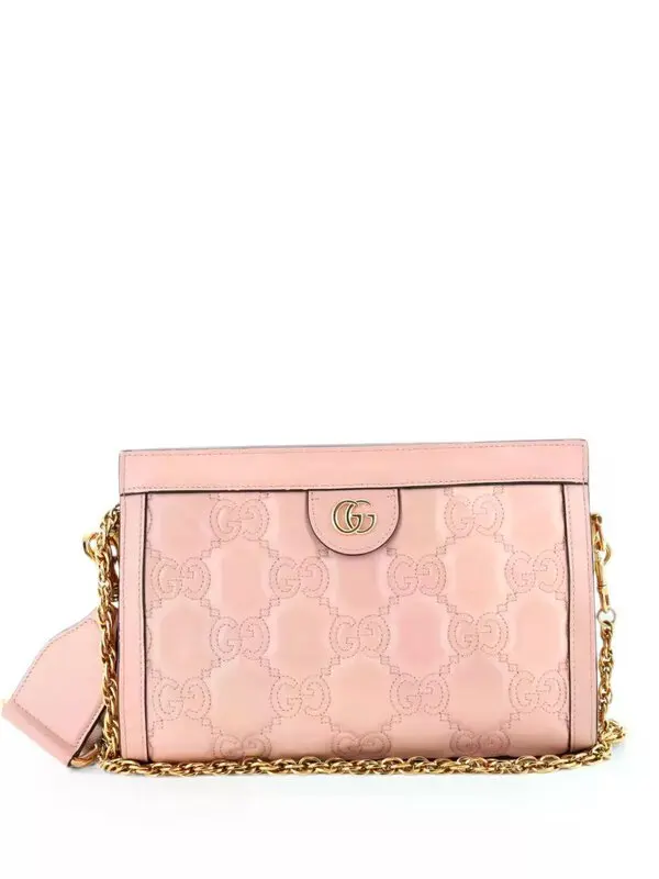 Gucci Gg Gg Matelasse Leather Small Shoulder Bag