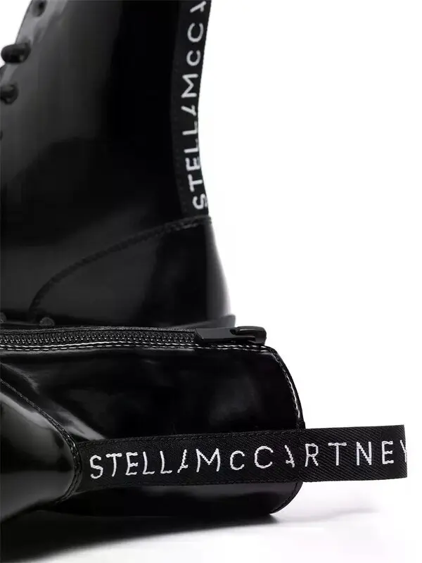 Stella McCartney Trace Lace-up Ankle Boots - Black