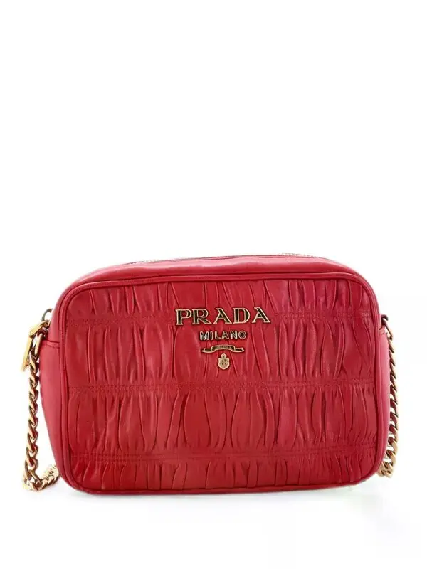 Prada Camera Bag Nappa Gaufre Mini Shoulder Bag