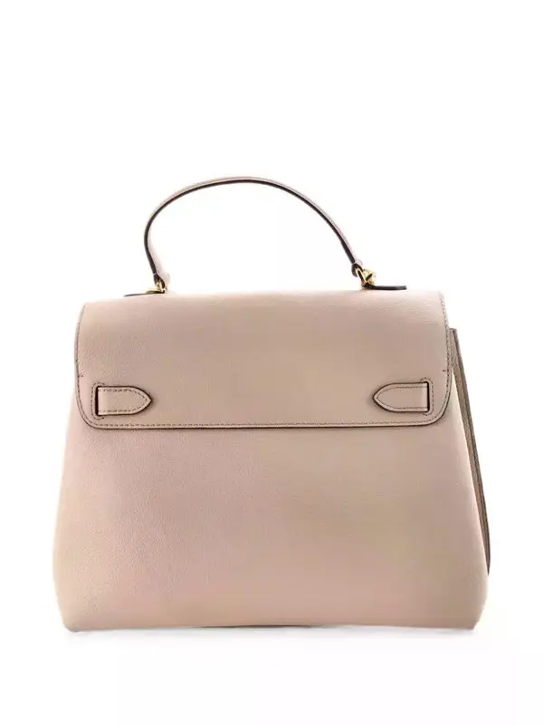LOUIS VUITTON Lockme Ever Leather Mm Satchel - Neutrals