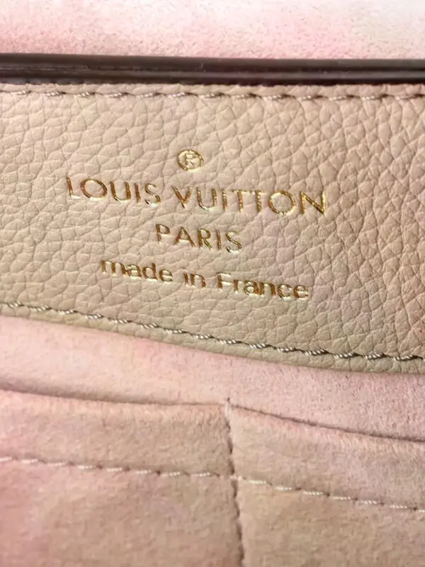 LOUIS VUITTON Lockme Ever Leather Mm Satchel - Neutrals