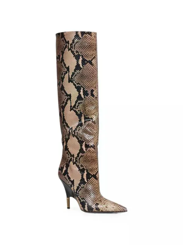 Khaite Empire Python-embossed Boots