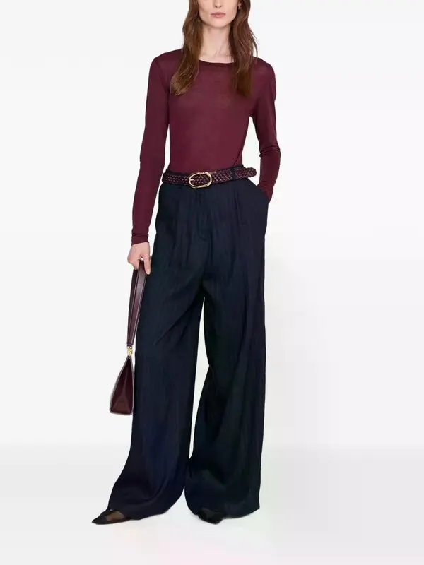 ANINE BING Sylvie Long-sleeve T-shirt Fig