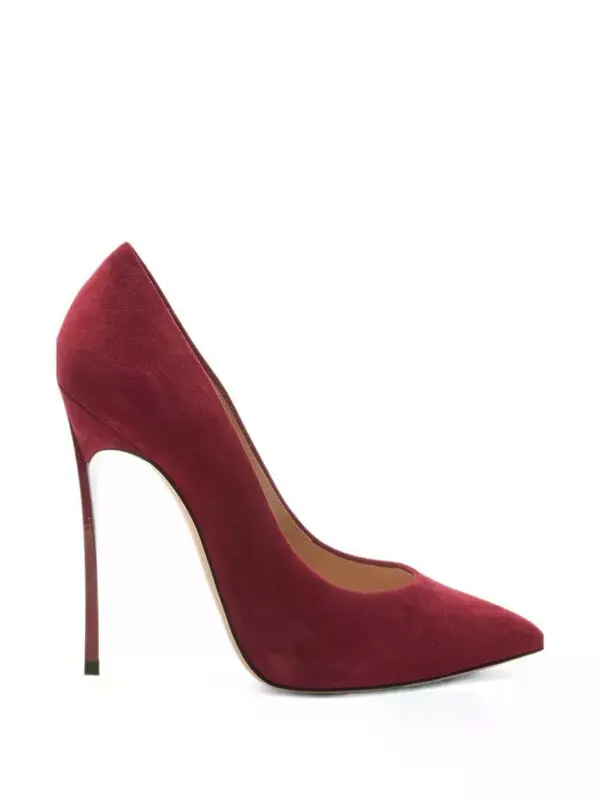 Casadei Blade Suede Pumps - Red