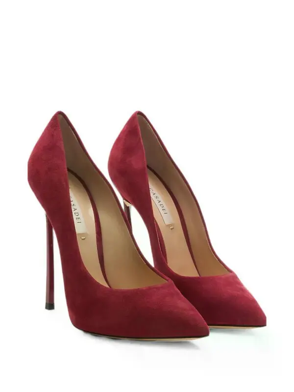 Casadei Blade Suede Pumps