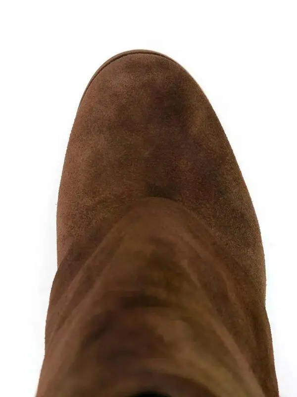 Casadei 150mm Platform Suede Boots