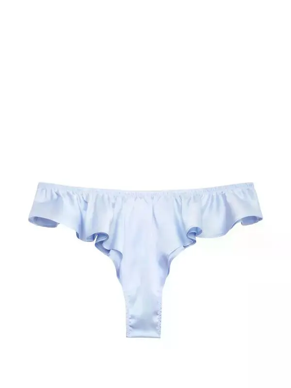 FLEUR DU MAL Luxe Flutter Briefs - Blue