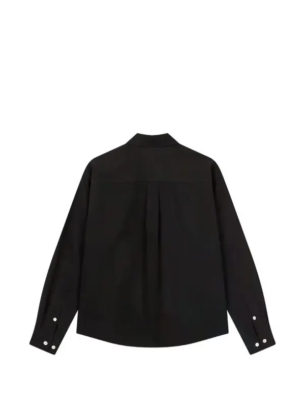 STUDIO TOMBOY Embroidered Long-sleeve Shirt - Black