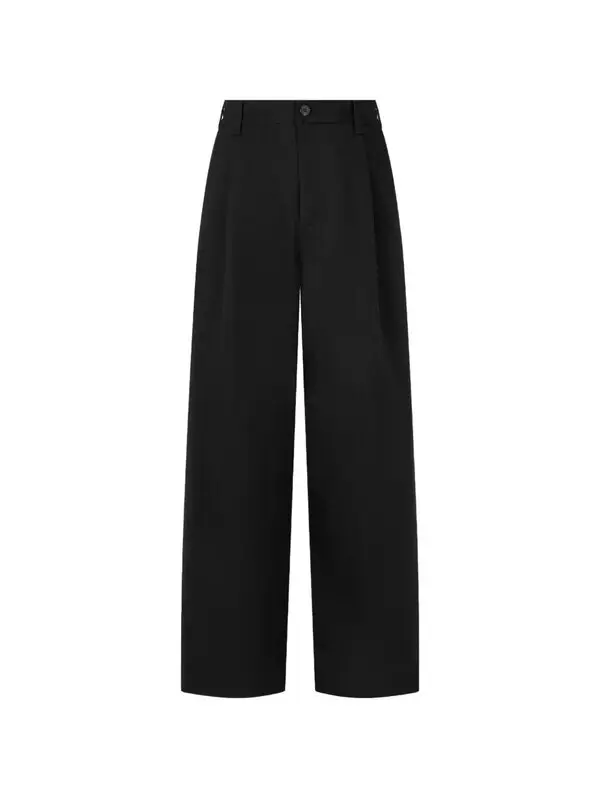 STUDIO TOMBOY Semi-oversized Pleated Trousers - Black