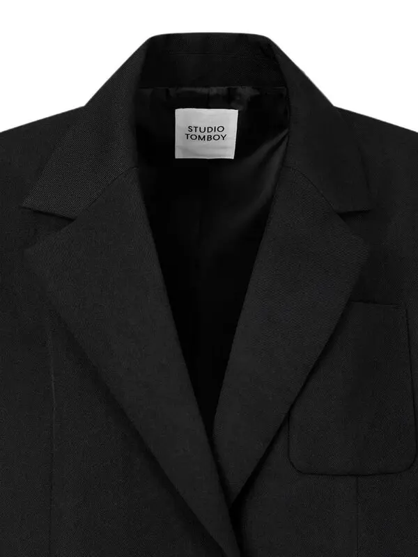 STUDIO TOMBOY Layered-sleeve Single-breasted Blazer