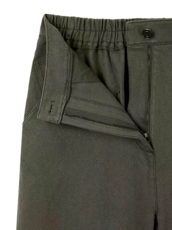 STUDIO TOMBOY Elasticated-waist Cotton Chino Trousers