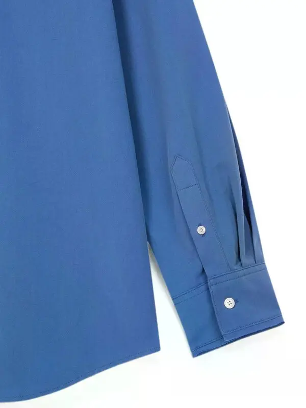 STUDIO TOMBOY Button-down Long-sleeve Cotton Shirt