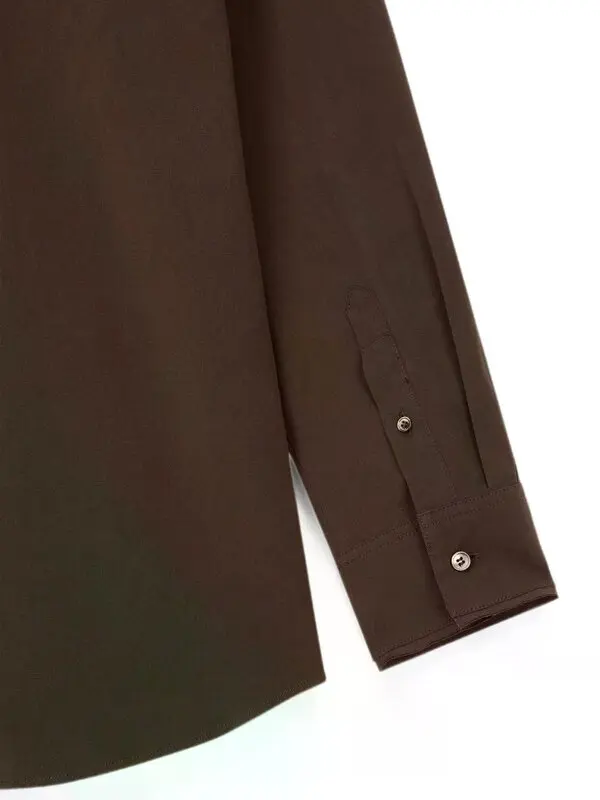 STUDIO TOMBOY Chest-pocket Button-down Cotton Shirt