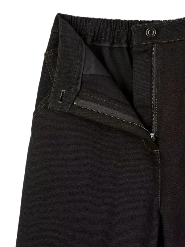 STUDIO TOMBOY Contrast-stitch Cotton Trousers