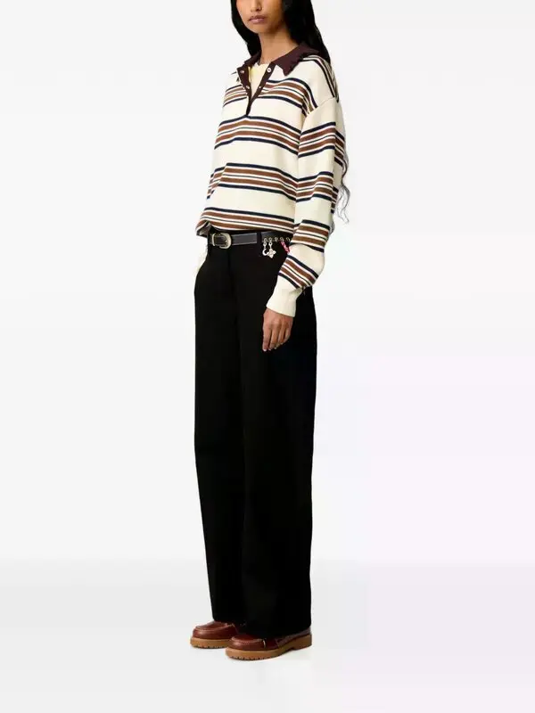 Claudie Pierlot Wide-leg Denim Jeans
