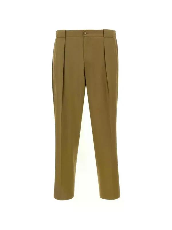 BRIGLIA 1949 Pleated Virgin-wool Trousers - Neutrals