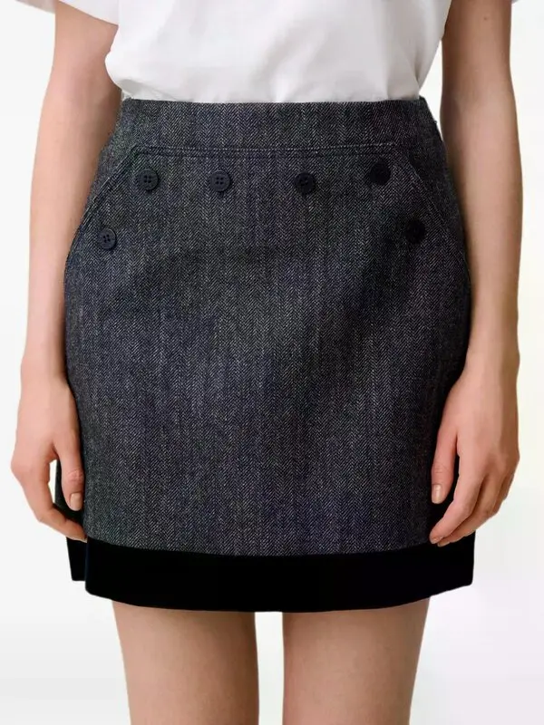 Claudie Pierlot Button-detail Skirt