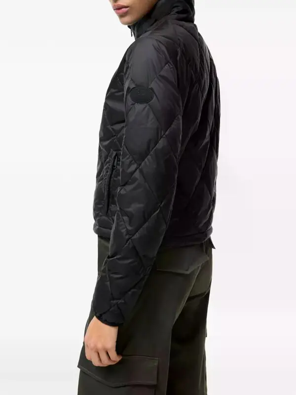 Burberry Quilted Nylon Bramford Jacket With House Check Taping