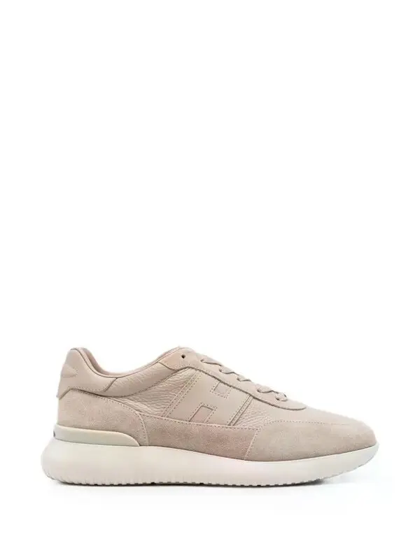 Hogan Logo-patch Sneakers - Neutrals