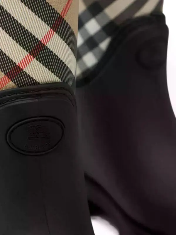 Burberry Marsh Stamp Check-panel Boots