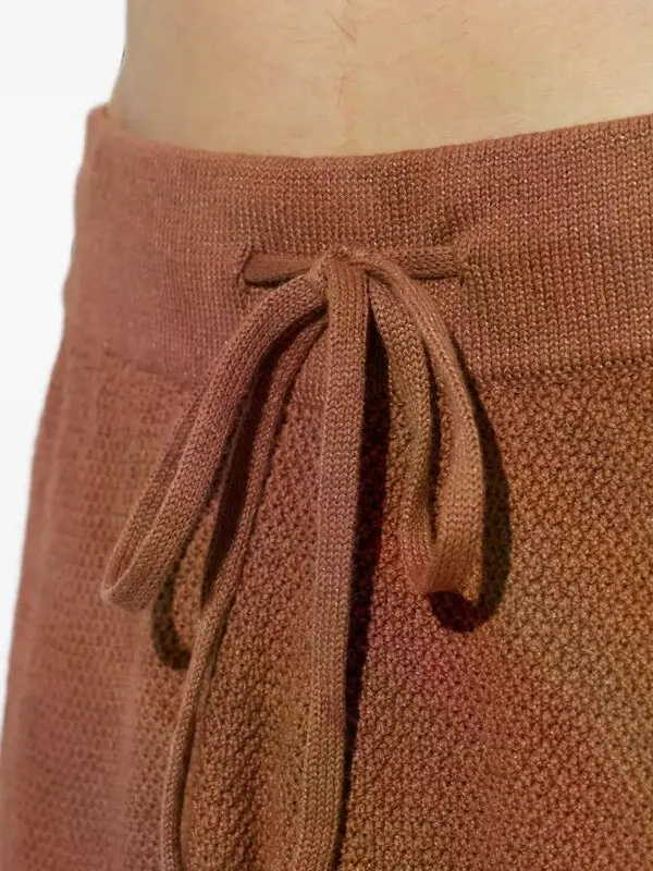 Palm Angels Stripe-detail Knitted Shorts