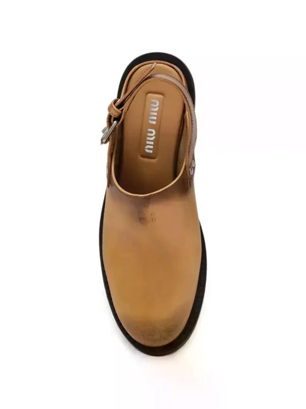 Miu Miu Buckle-fastening Slingback Mules
