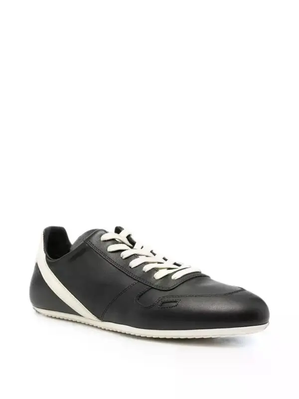 Rick Owens Lace-up Fastening Leather Sneakers