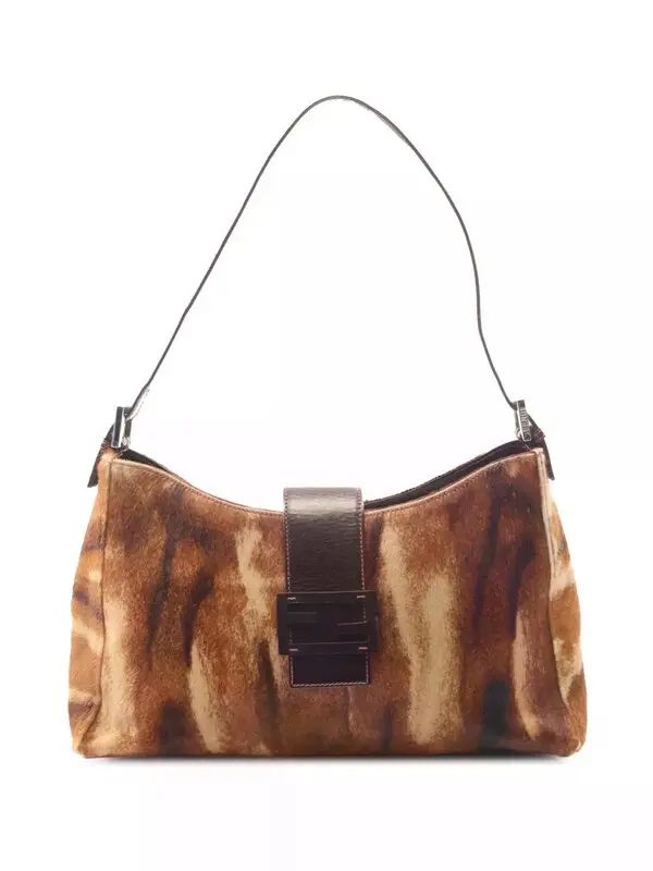 Fendi 2000-2010 Pony Hair Shoulder Bag