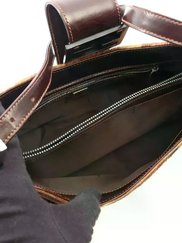 Fendi 2000-2010 Pony Hair Shoulder Bag
