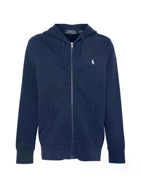 Polo Ralph Lauren Polo Pony-embroidered Hoodie - Blue