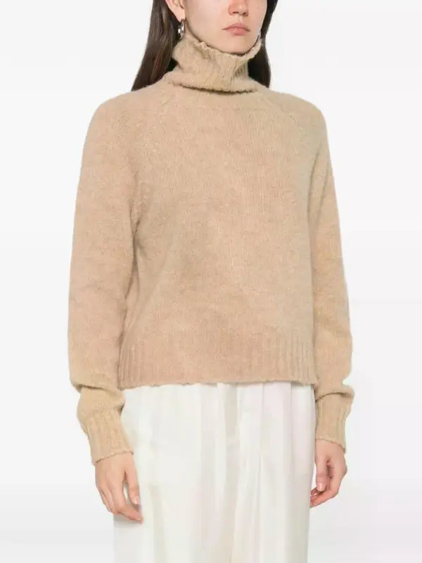 JUCCA Roll-neck Raglan-sleeve Sweater