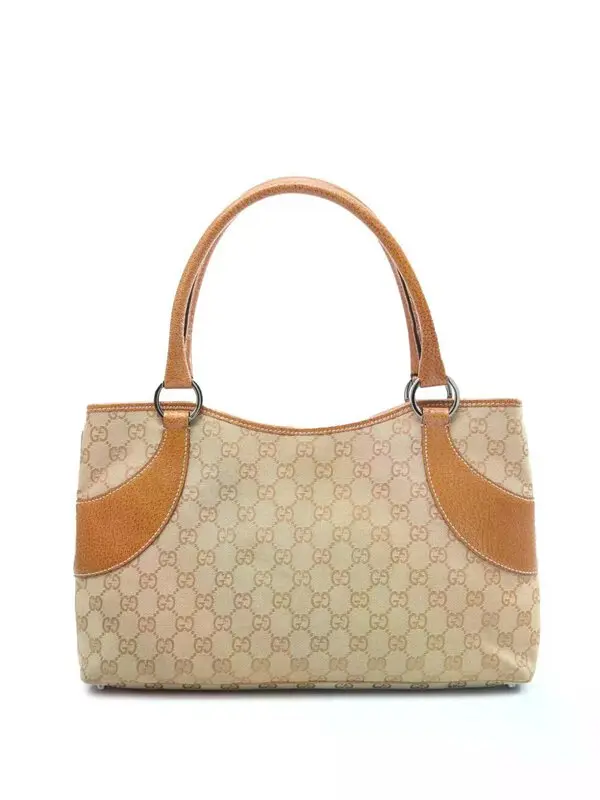 Gucci 2000-2015 Gg Canvas Tote Bag - Neutrals