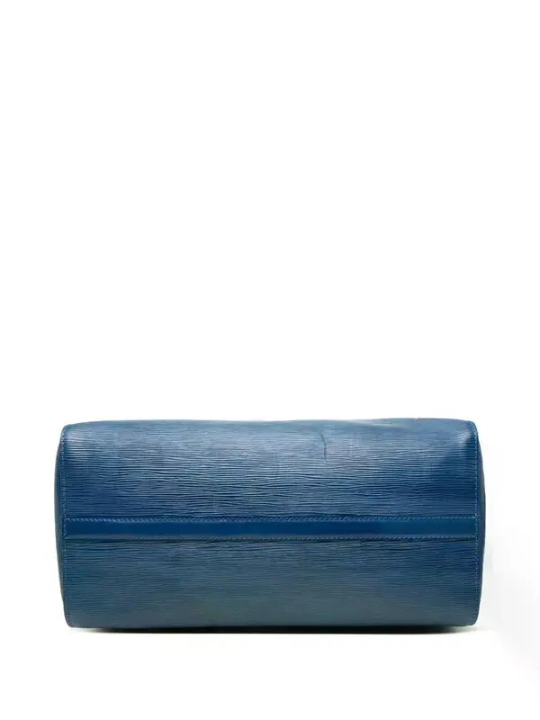 LOUIS VUITTON Epi Speedy 35 Boston Bag - Blue