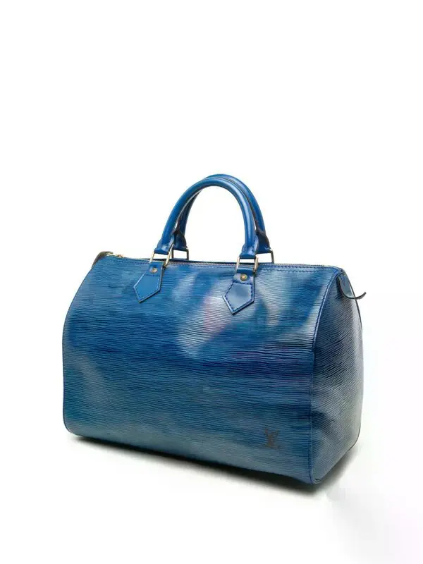LOUIS VUITTON Epi Speedy 30 Boston Bag - Blue