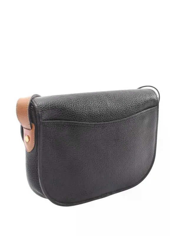Dior 1980-1990 Leather Crossbody Bag - Black