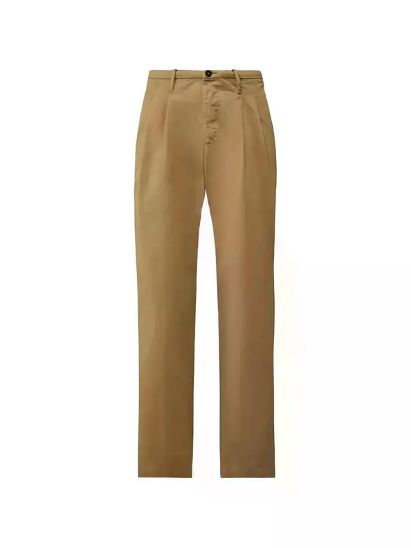 C.P. COMPANY Pleated Straight-leg Trousers - Neutrals