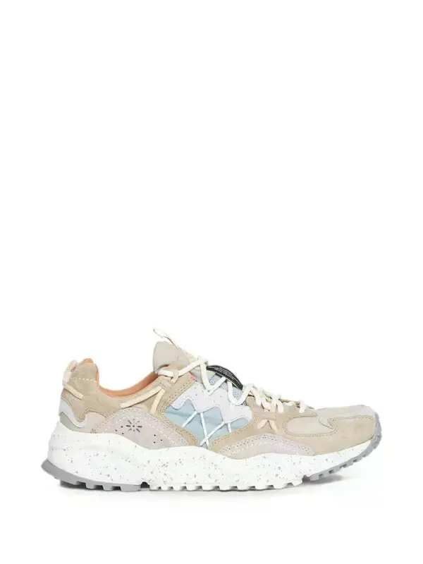 FLOWER MOUNTAIN Yamabushi Lace-up Sneakers - Neutrals