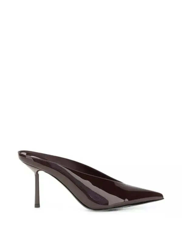 LE SILLA Clivage Pointed-toe Mules - Brown