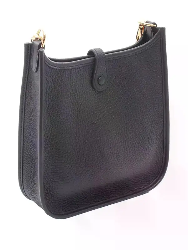 Hermès Clemence Evelyne Tpm 16 Crossbody Bag - Black