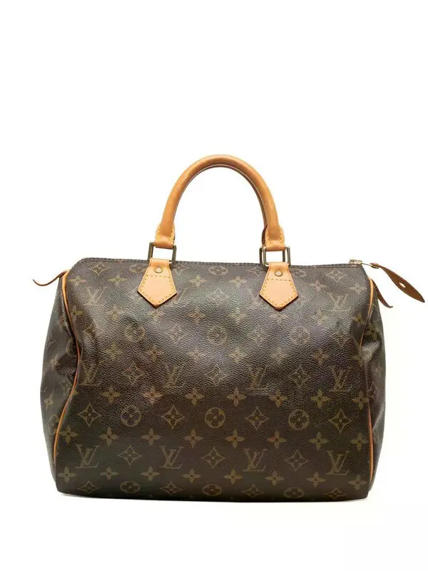 LOUIS VUITTON 2006 Monogram Speedy 30 Boston Bag - Brown