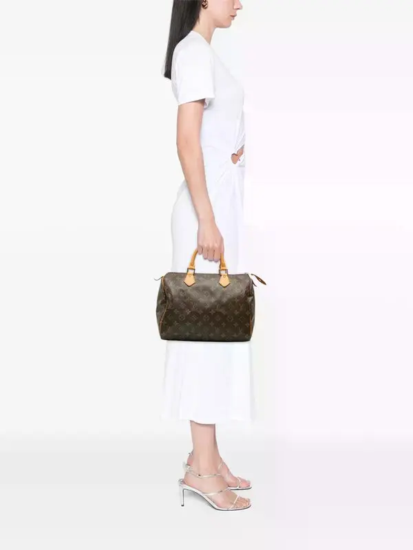 LOUIS VUITTON 2006 Monogram Speedy 30 Boston Bag - Brown
