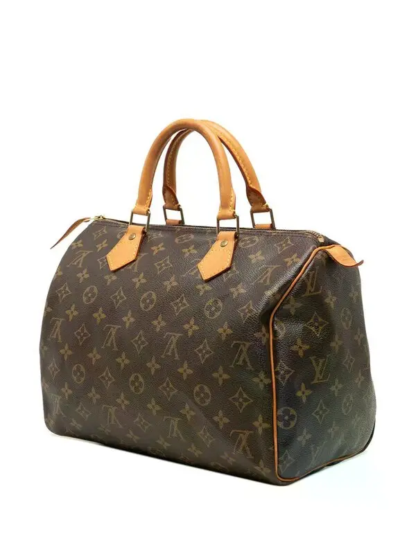 LOUIS VUITTON 2006 Monogram Speedy 30 Boston Bag - Brown