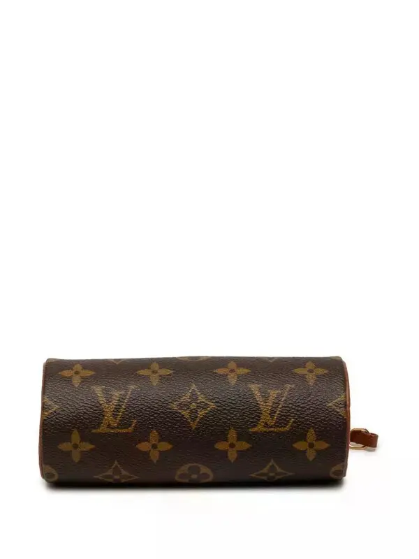 LOUIS VUITTON 1990-2010 Monogram Papillon Pochette Handbag - Brown